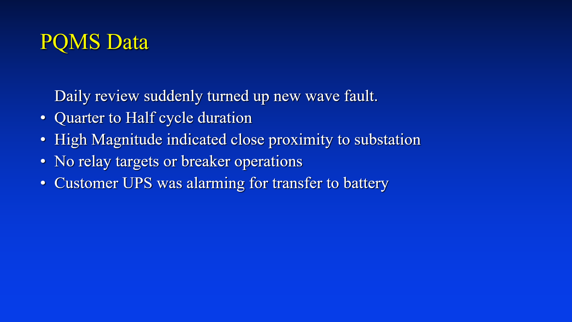 Isolating An Underground Cable Failure – Power Quality Blog