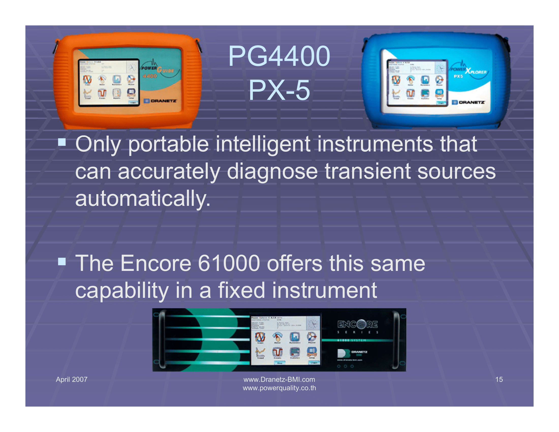 PG4400 Capture of PF Capacitor Switching Transients an Intelligent PQ ...