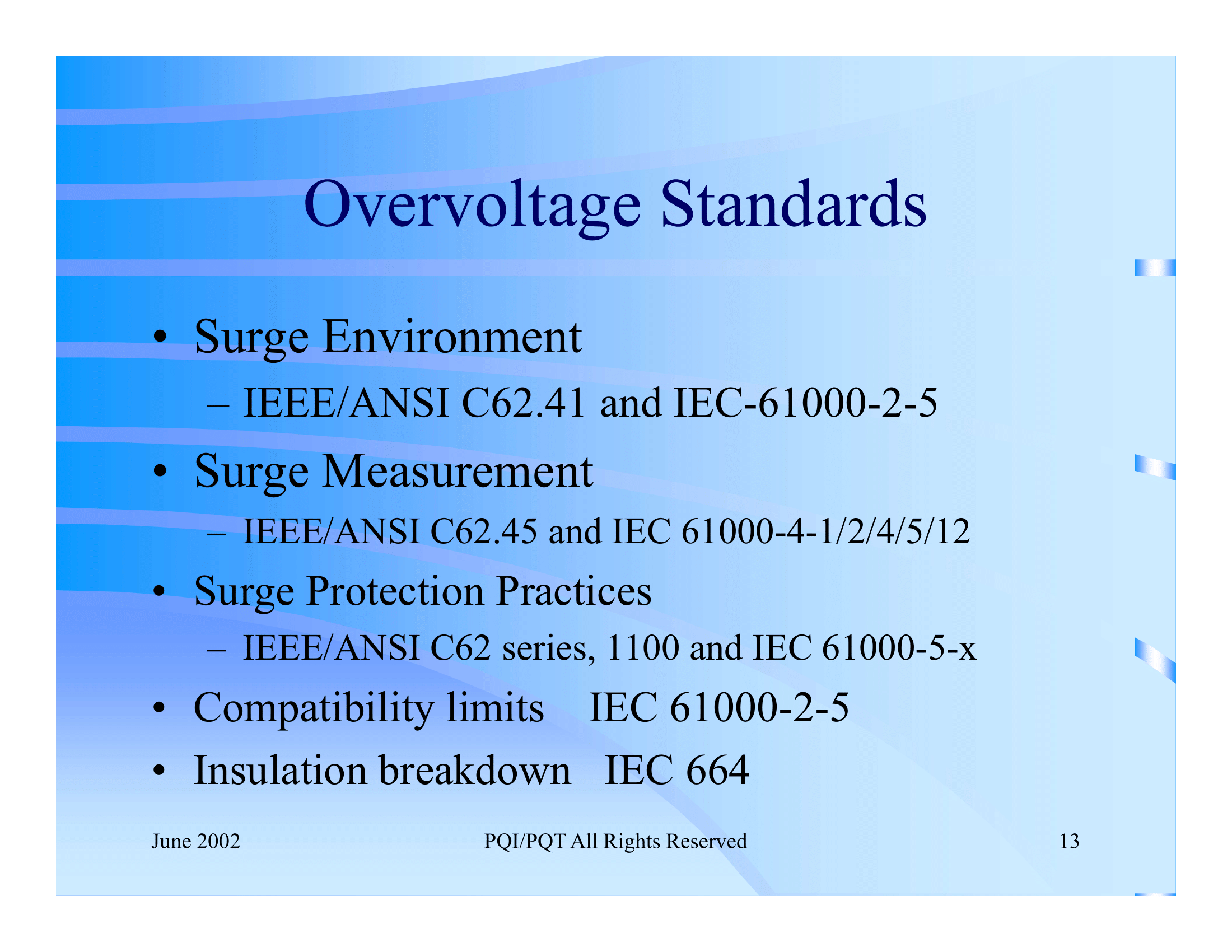 Power Quality Standards Overview (2002 to 2020) – Power Quality Blog