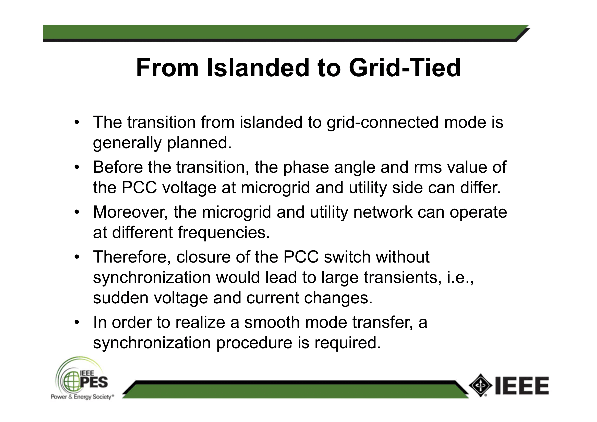Microgrid Power Management and Control – Concept and Present Status ...