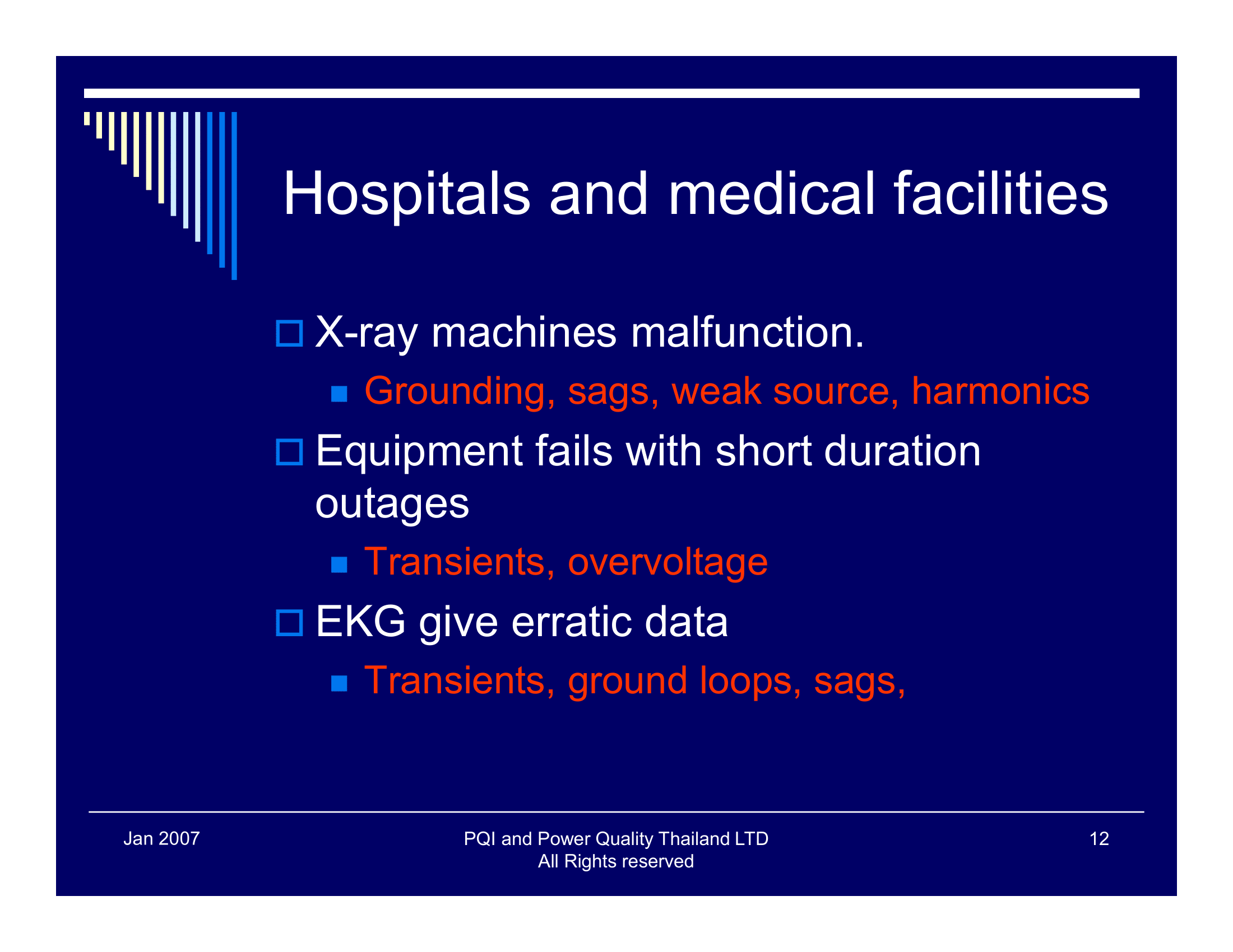 PQ Symptoms in the Medical Industry – Power Quality Blog