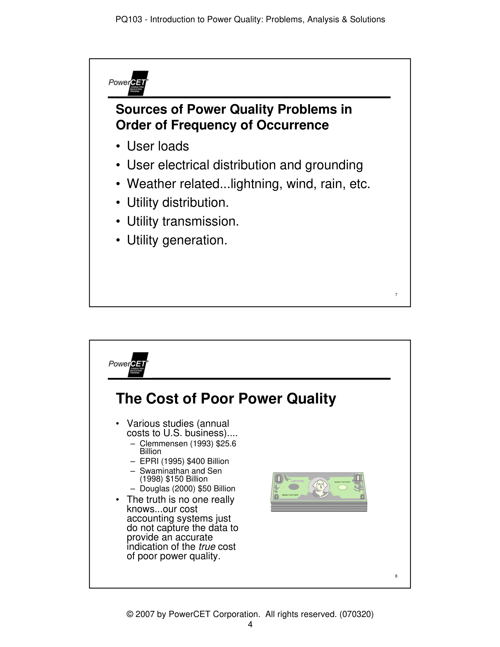 Introduction to Power Quality: Problems, Analysis & Solutions – Power ...
