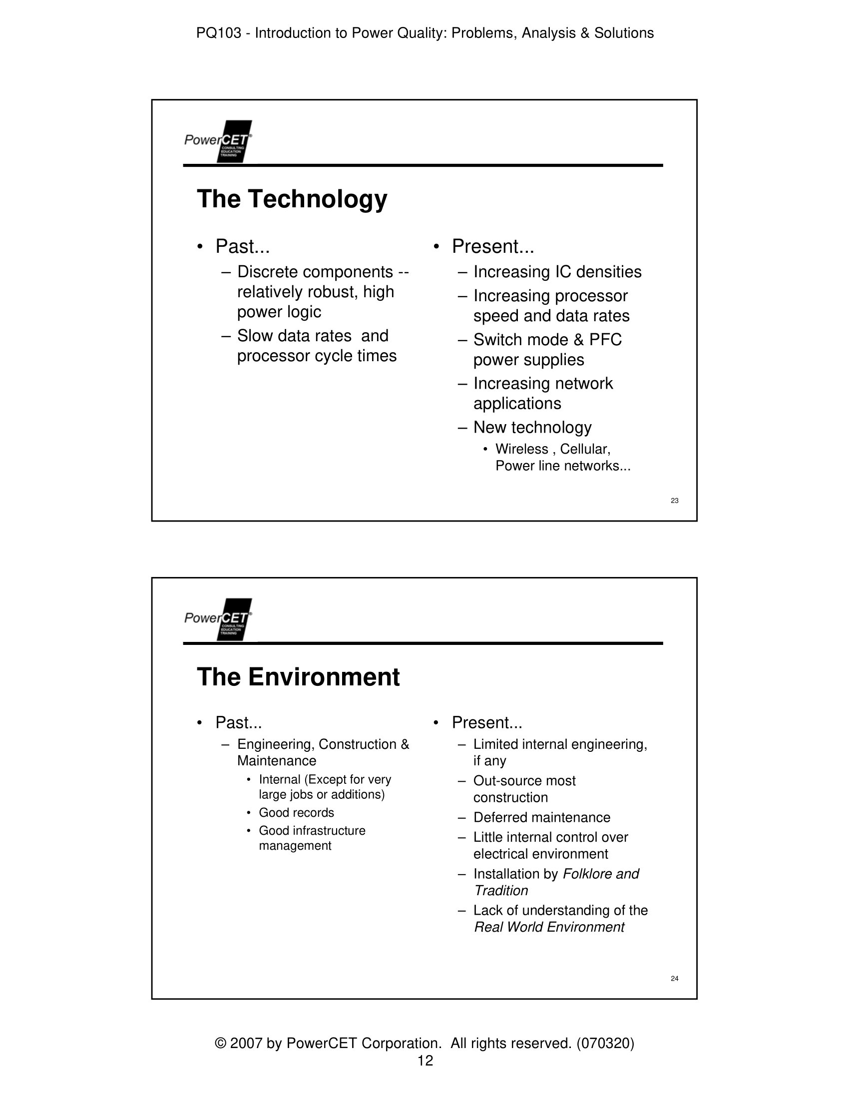 Introduction to Power Quality: Problems, Analysis & Solutions – Power ...