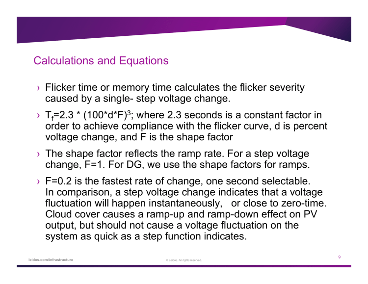 Voltage Flicker Calculation Methodology – Power Quality Blog