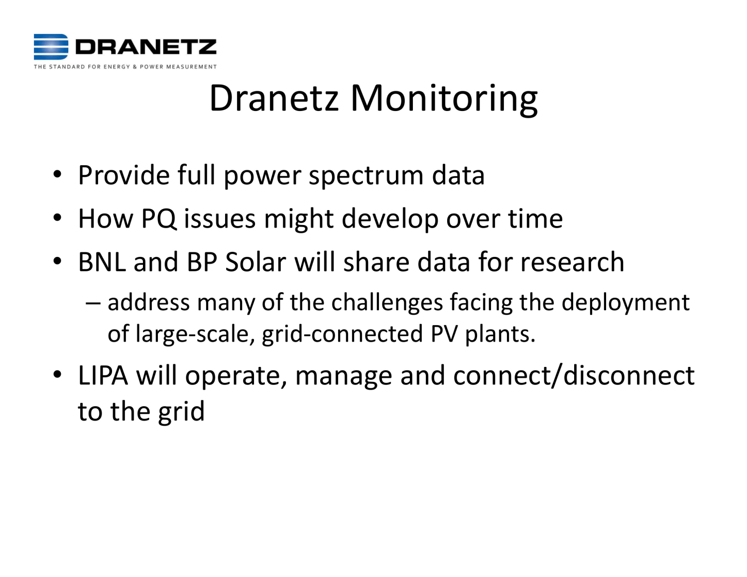 dranetz-encore-system-monitoring-bnl-bp-solar-photovoltaic-pv-plant ...