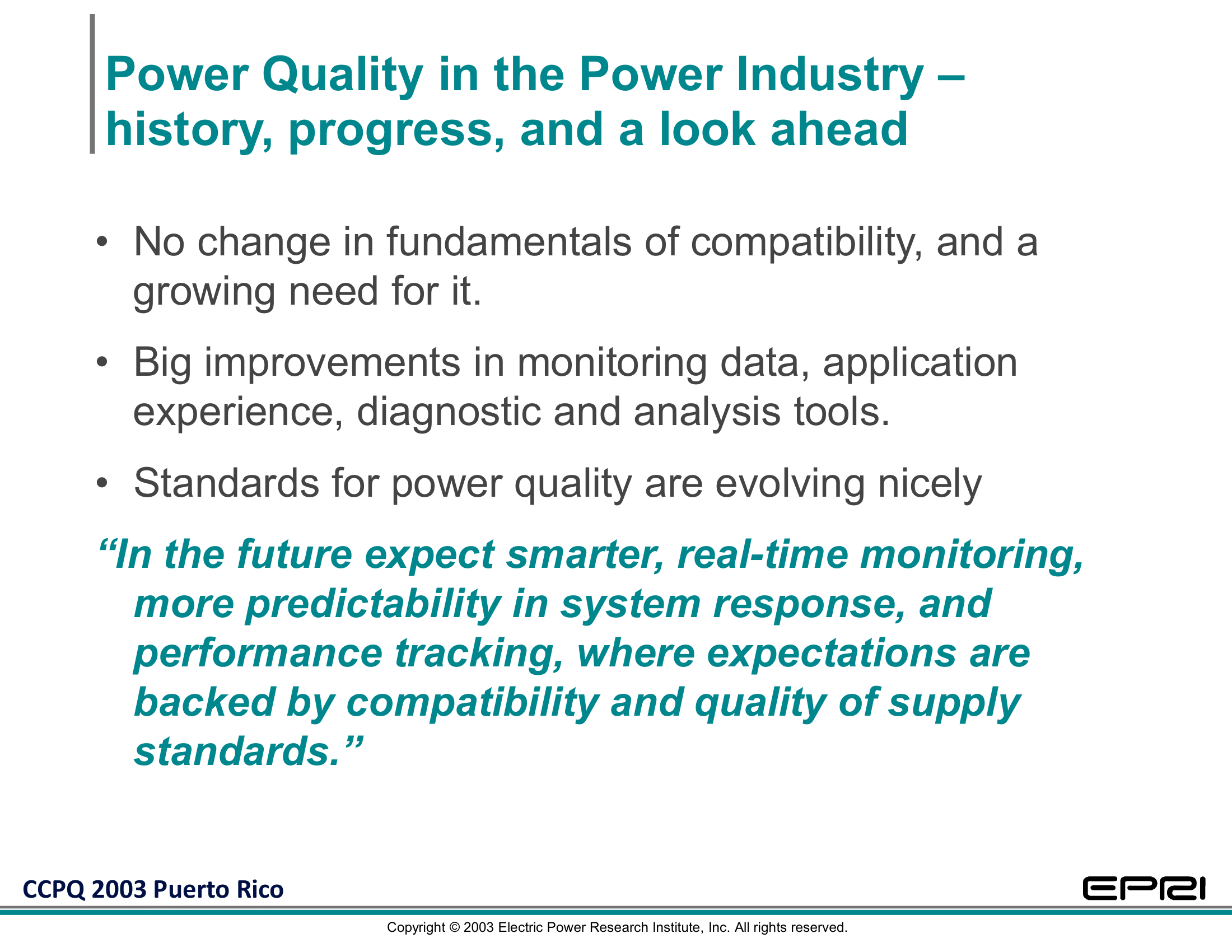 Power Quality: A 25-Year History and What’s Next – Power Quality Blog
