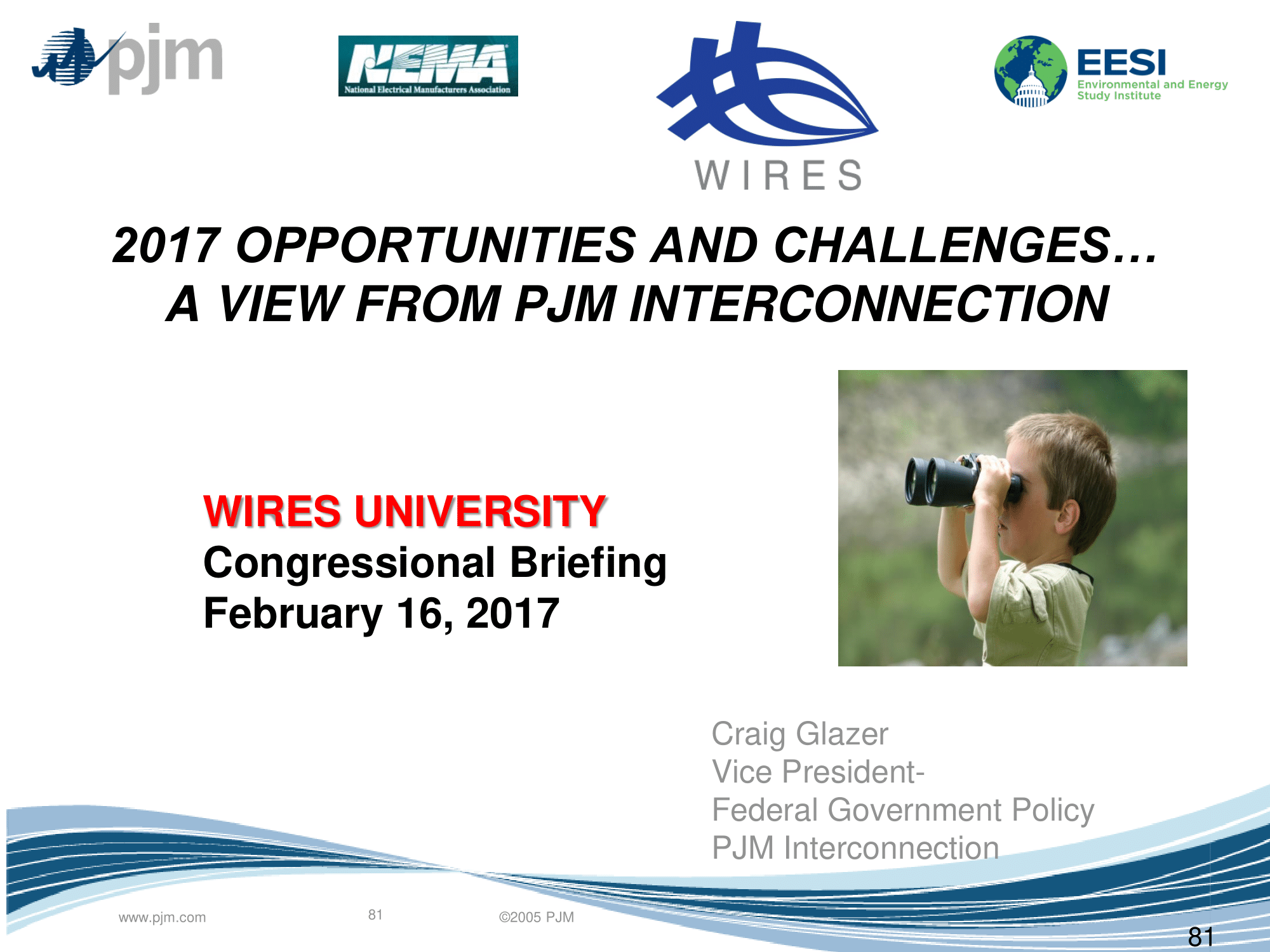 2017 Opportunities and Challenges… A View From PJM Interconnection ...