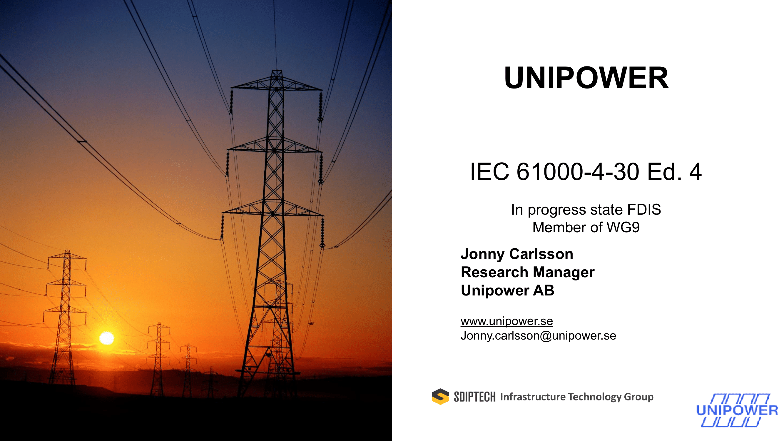 UNIPOWER IEC 61000-4-30 Ed. 4 – Power Quality Blog